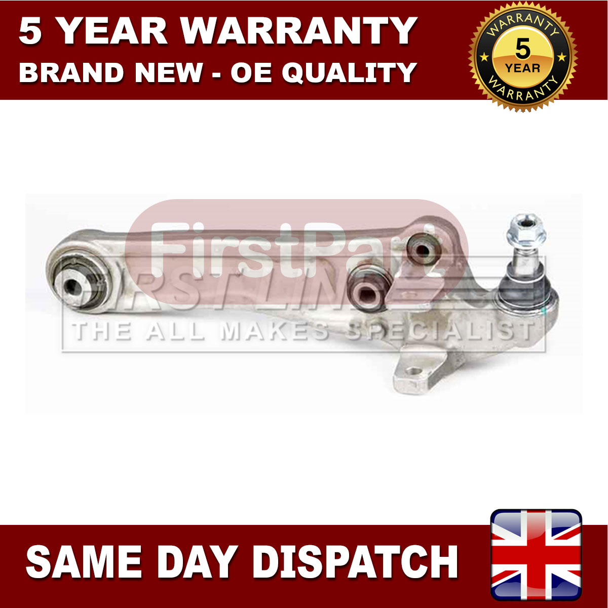 Fits XE XF 2.0 D 3.0 FirstPart Front Rear Right Lower Track Control Arm ...