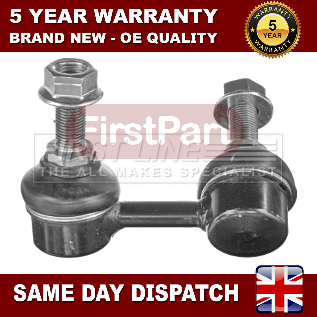 Fits Nissan Navara 2.3 D dCi 2.5 3.0 FirstPart Front Left Stabiliser ...