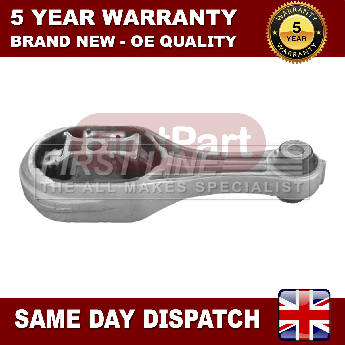 Fits Renault Megane 1.5 dCi 1.6 FirstPart Rear Lower Engine Mounting ...