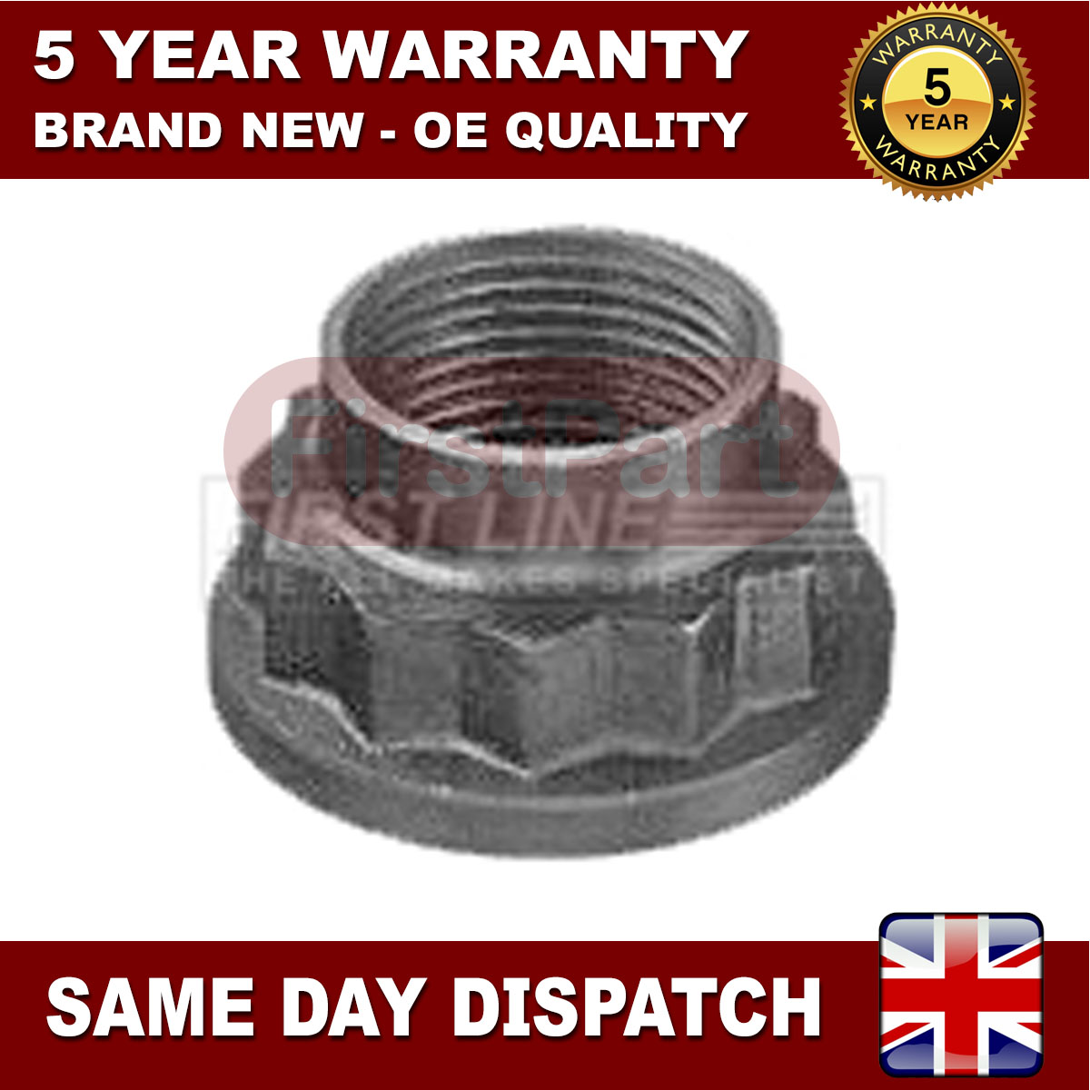 Fits Toyota Peugeot Citroen FirstPart Front Rear Stub Axle Nut ...