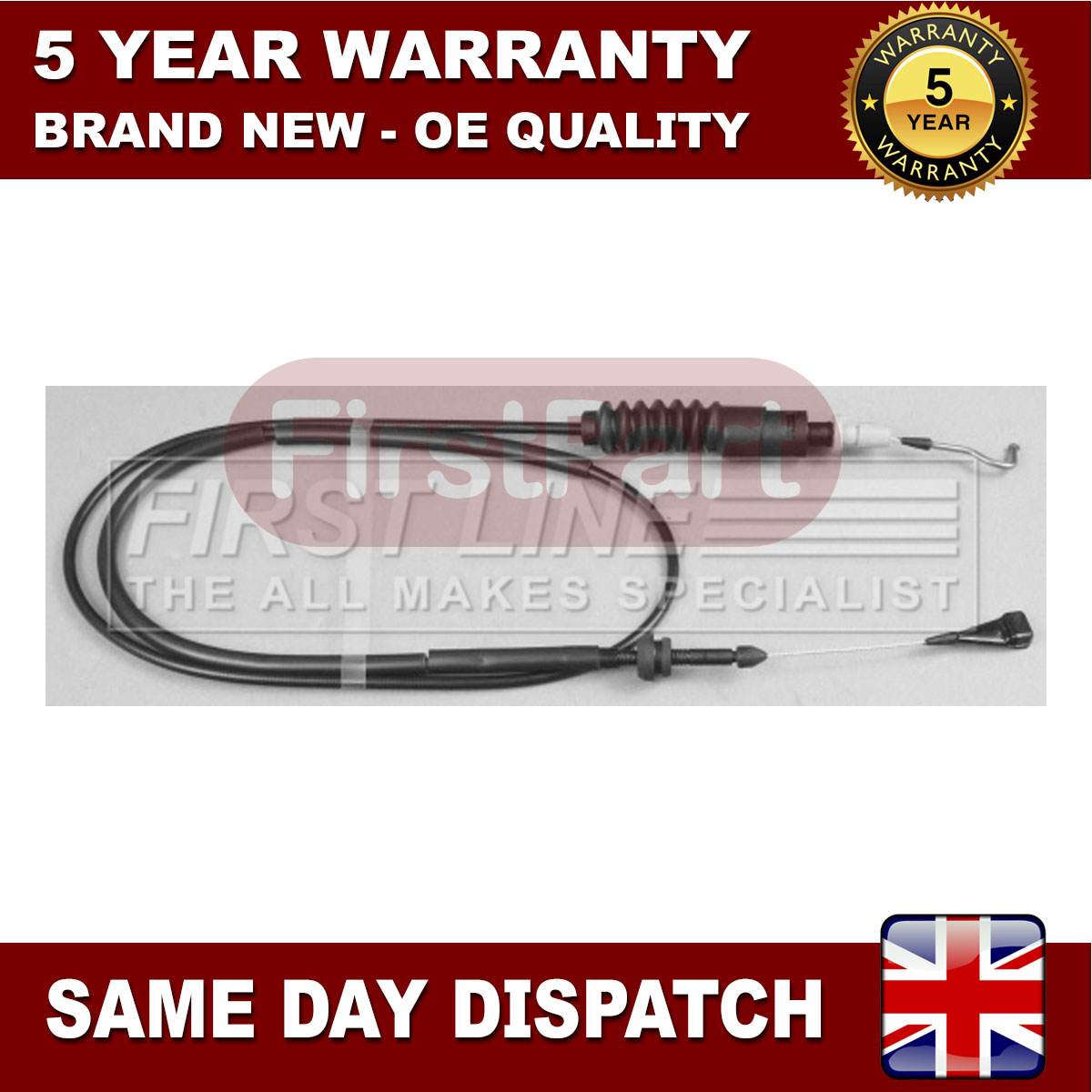 Adatto a VW Transporter 1990-1995 1.9 D cavo acceleratore prima parte