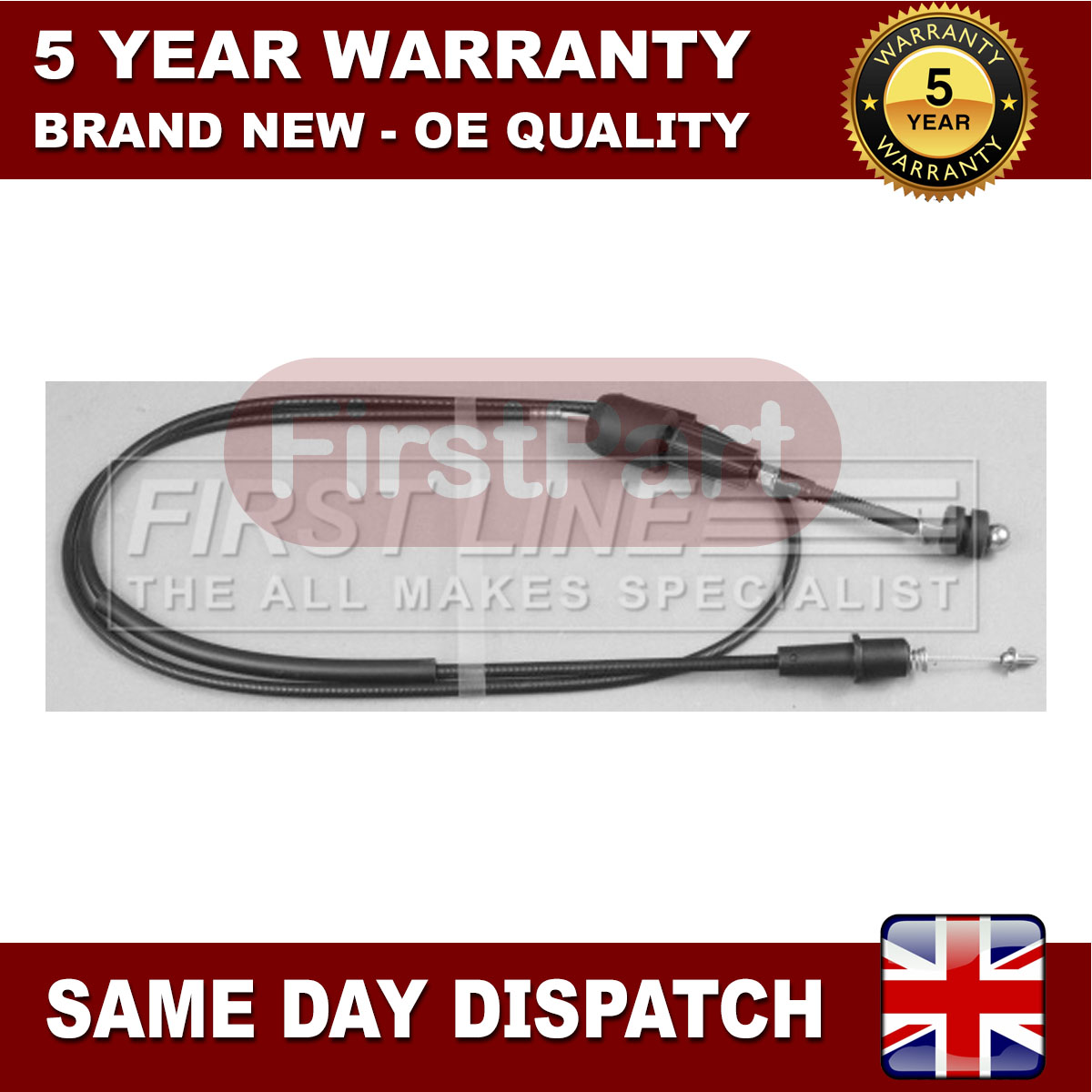 Adatto a Vauxhall Astra 1991-1994 1,7 D cavo acceleratore prima parte