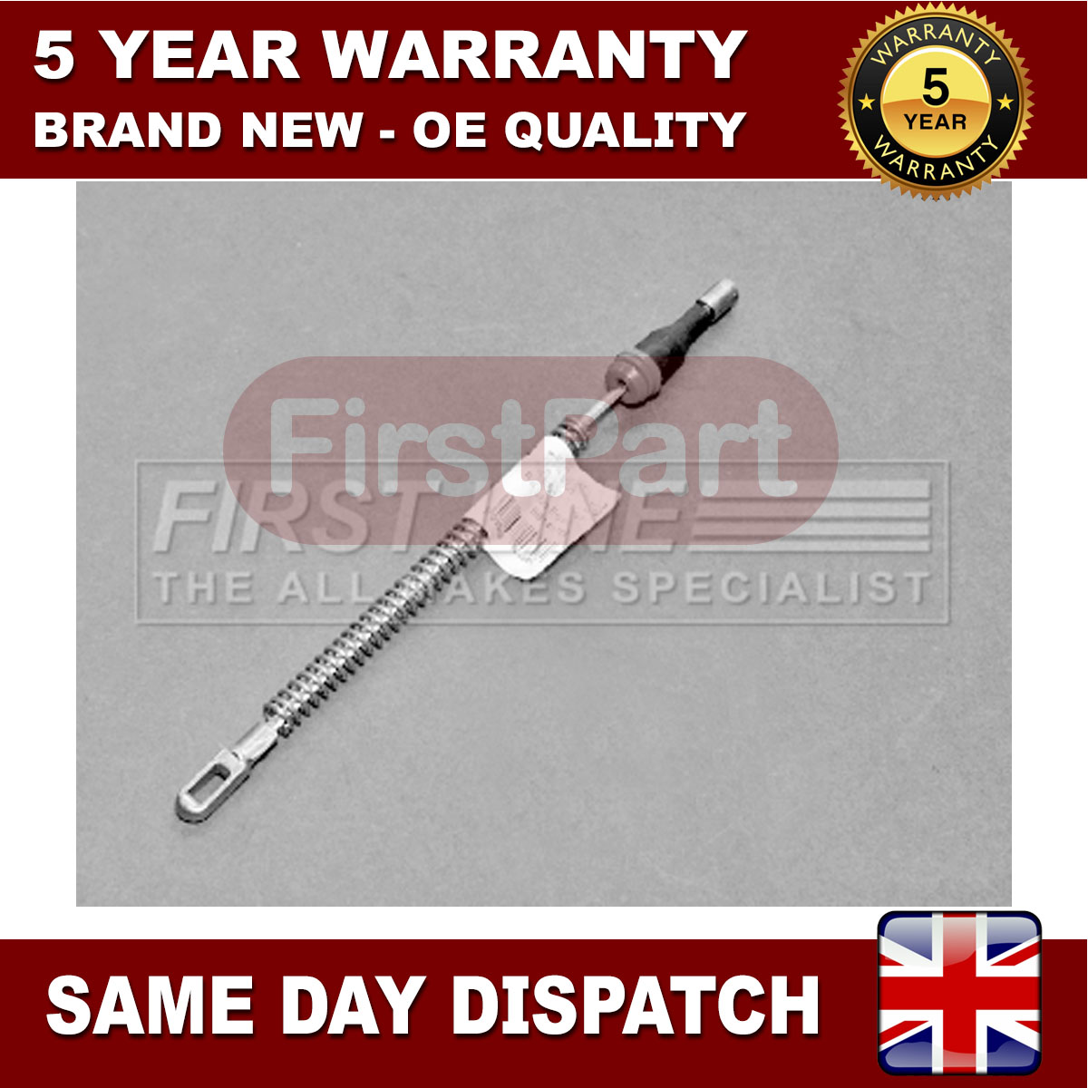 Fits Vauxhall Vectra 1995-2000 1.6 FirstPart Hand Brake Cable 90538631 ...