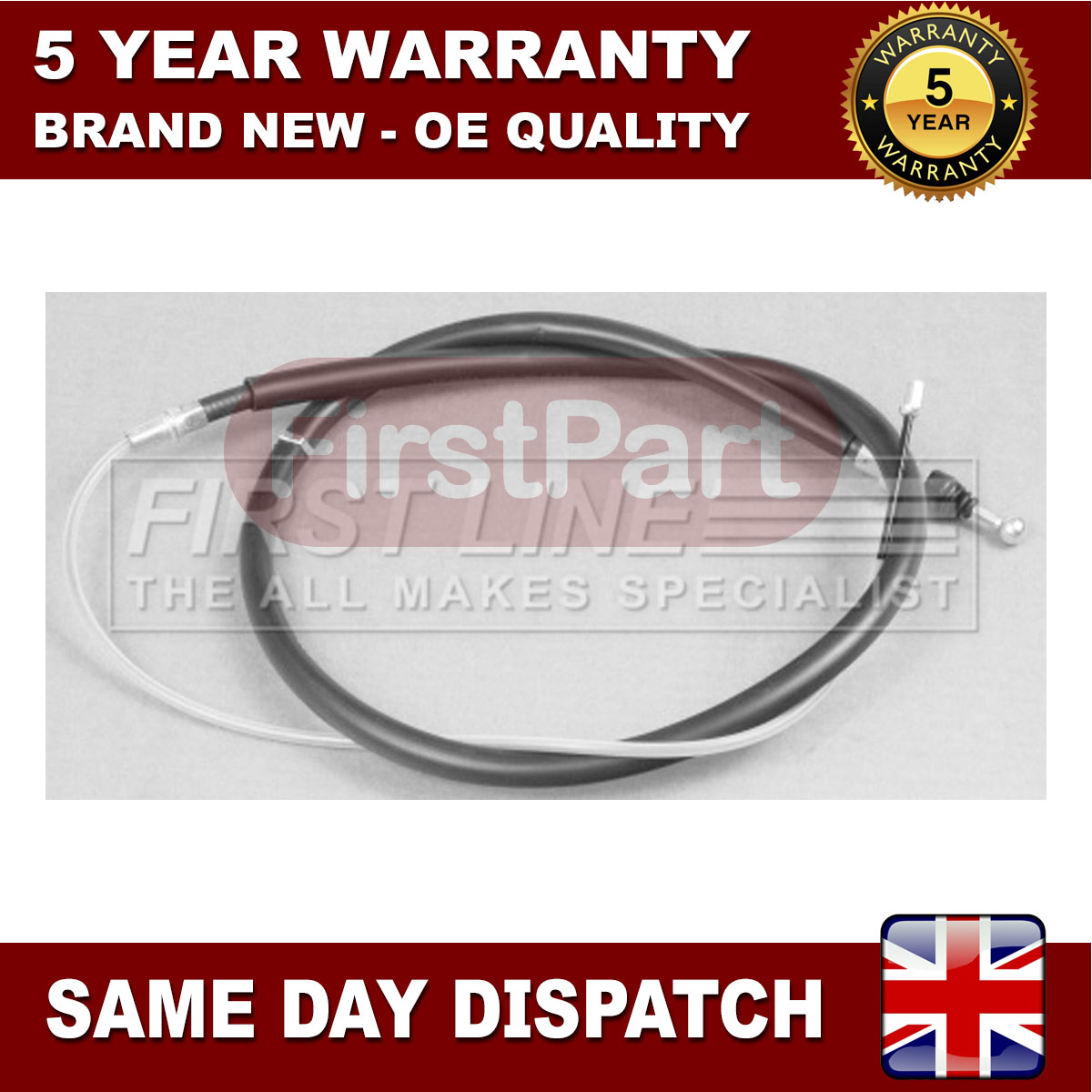 Fits Skoda Fabia Seat Ibiza Cordoba VW Polo FirstPart Hand Brake Cable ...