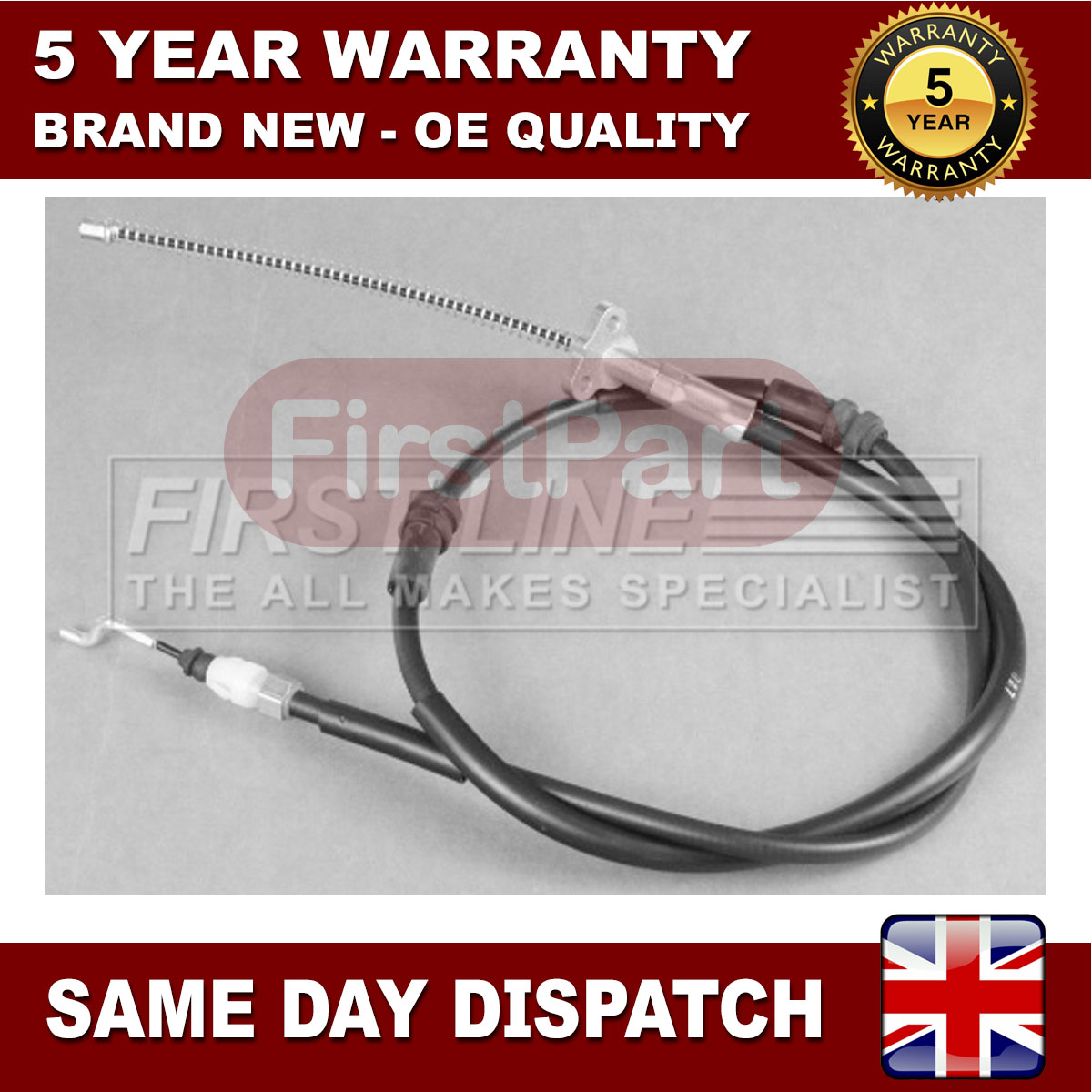 Fits VW Amarok 2010-2011 2.0 TDi FirstPart Hand Brake Cable 2H0609721A ...