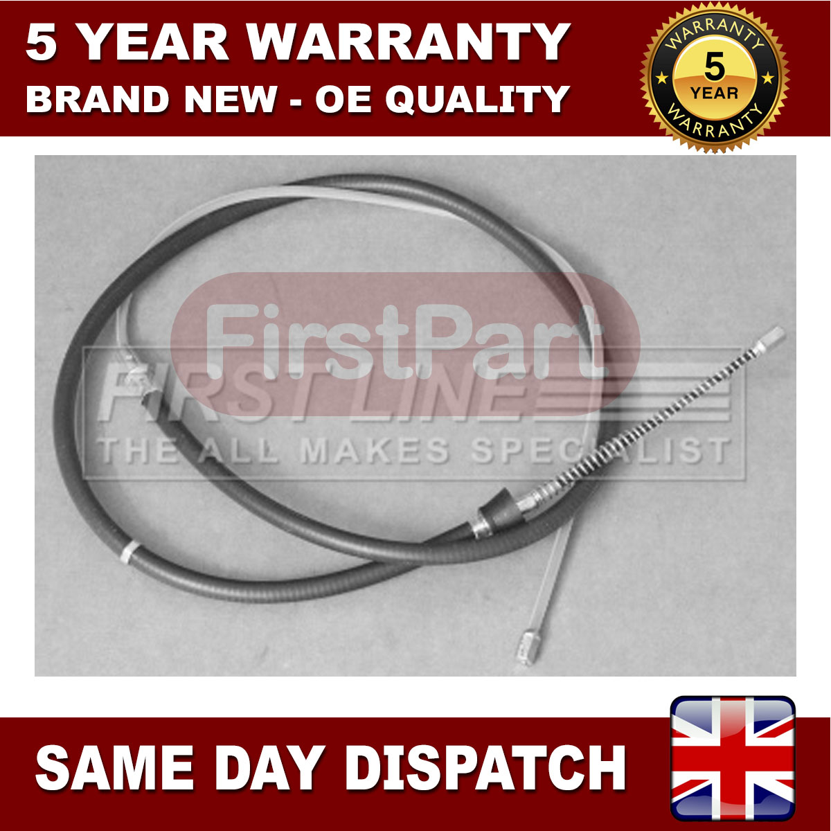 Fits VW Polo 2009- Seat Ibiza 2008-2017 FirstPart Hand Brake Cable ...