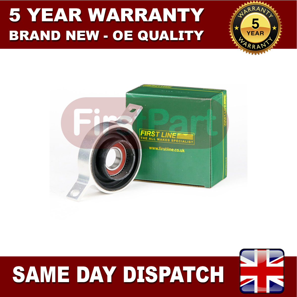 Fits BMW 3 Series 1 X1 6 FirstPart Propshaft Centre Bearing 26127526631 ...