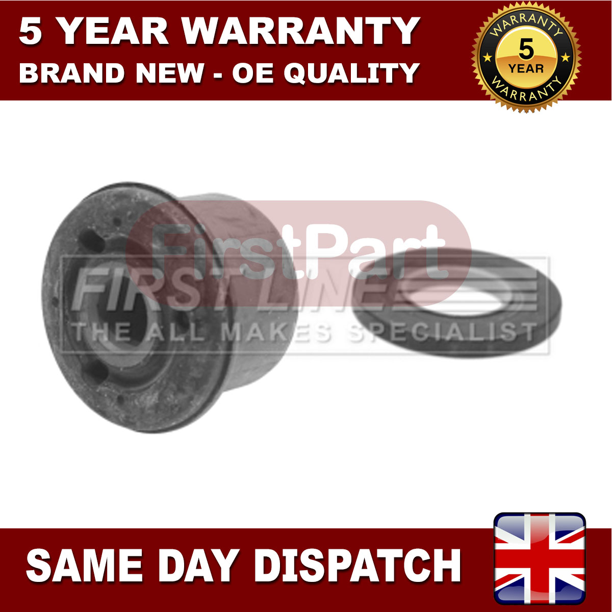 Fits Citroen C5 2001- FirstPart Front Track Control Arm Bush 352384 ...