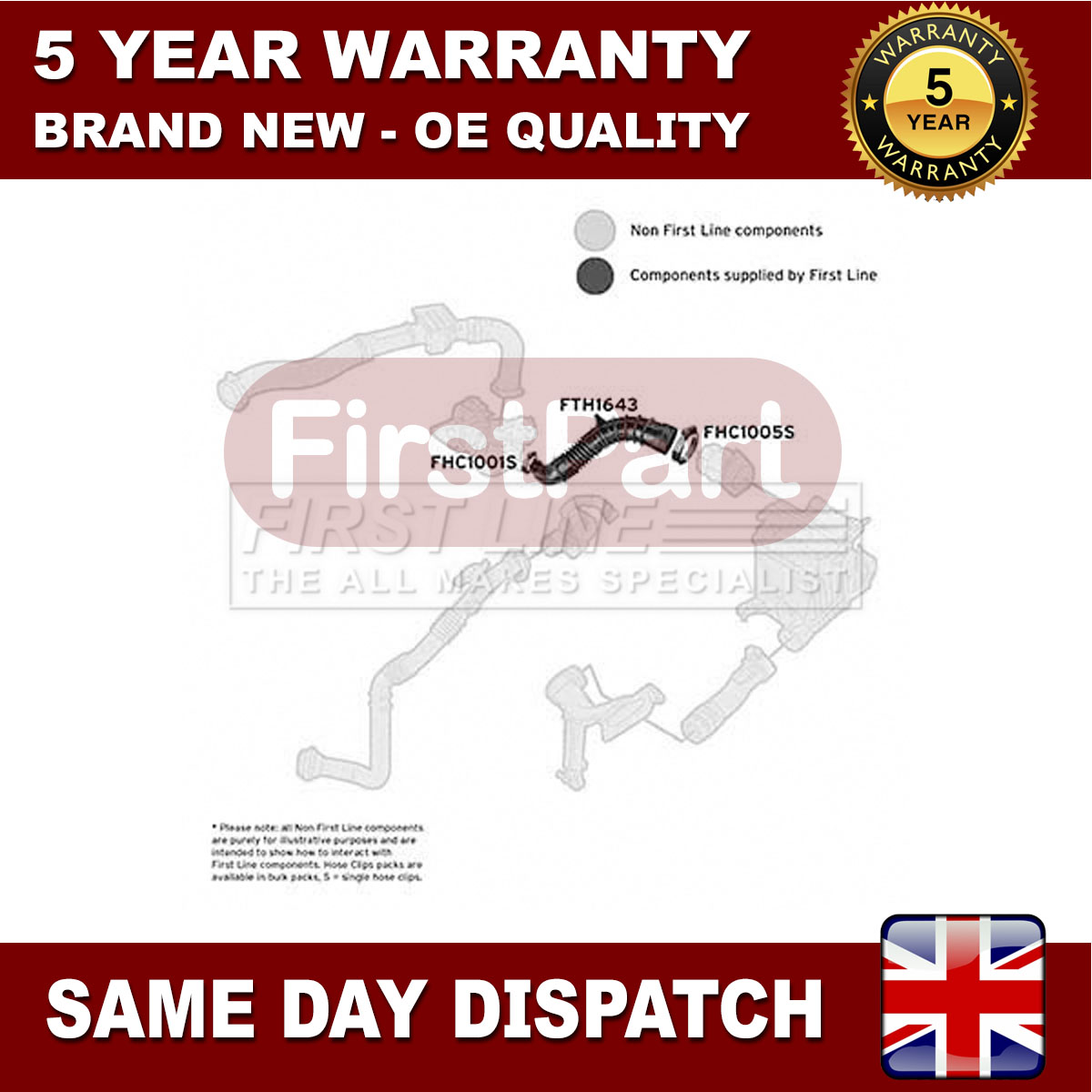 Fits Renault Kangoo 2008- 1.5 dCi FirstPart Air Filter Intake Hose ...