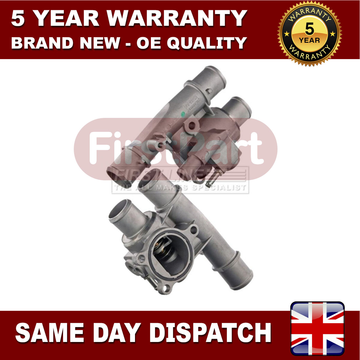 Fits Fiat Stilo Multipla Brava 1.6 FirstPart Thermostat Coolant #1 ...