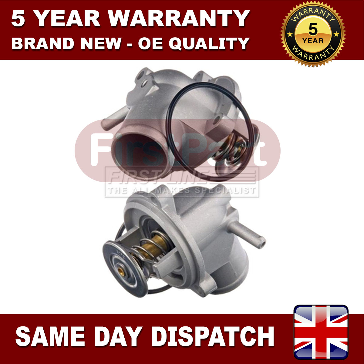 Fits Mercedes SLK C-Class CLK E-Class FirstPart Thermostat Coolant ...