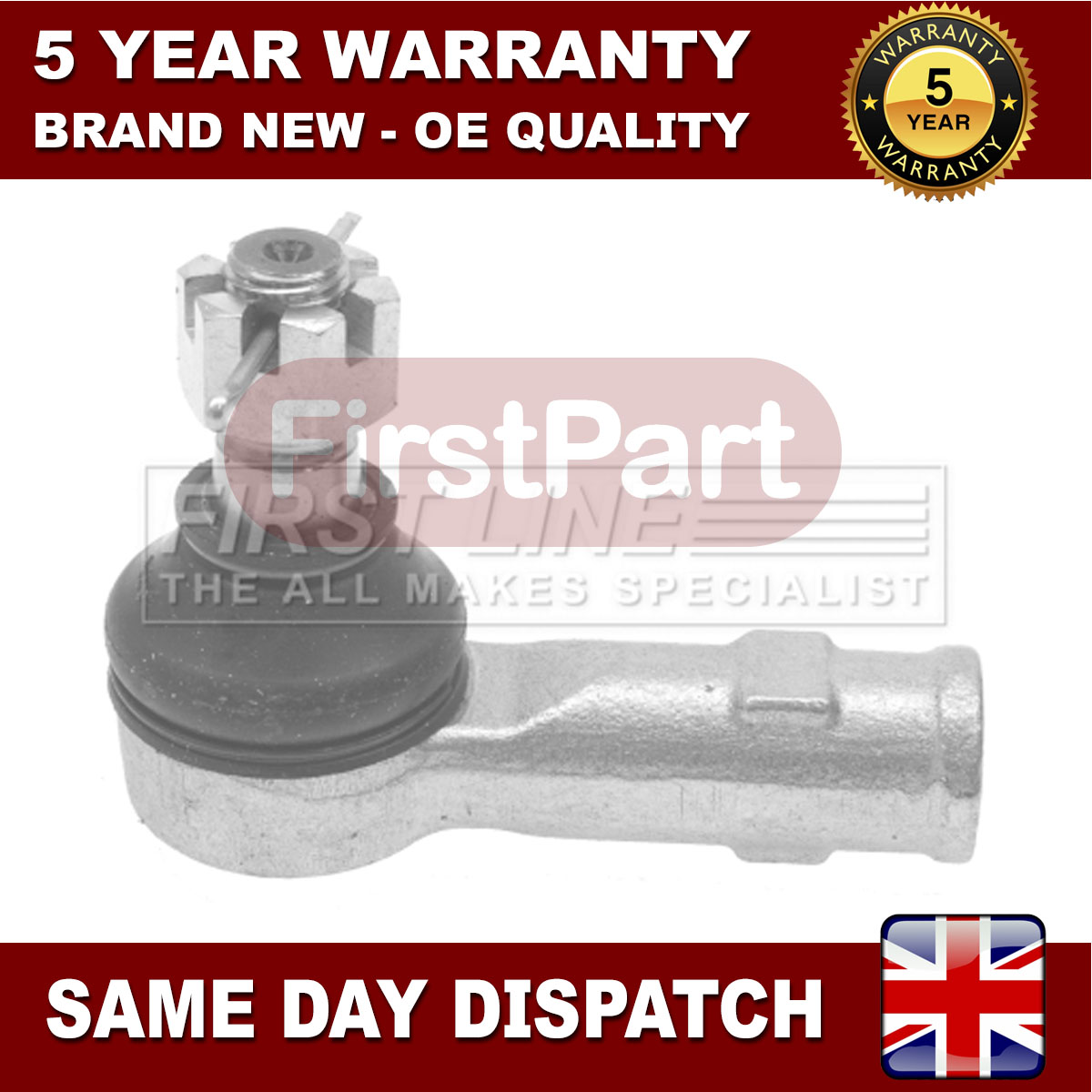 Fits Isuzu D-Max 2012- 1.9 D 2.5 CRDi FirstPart Tie Rod End #1 ...