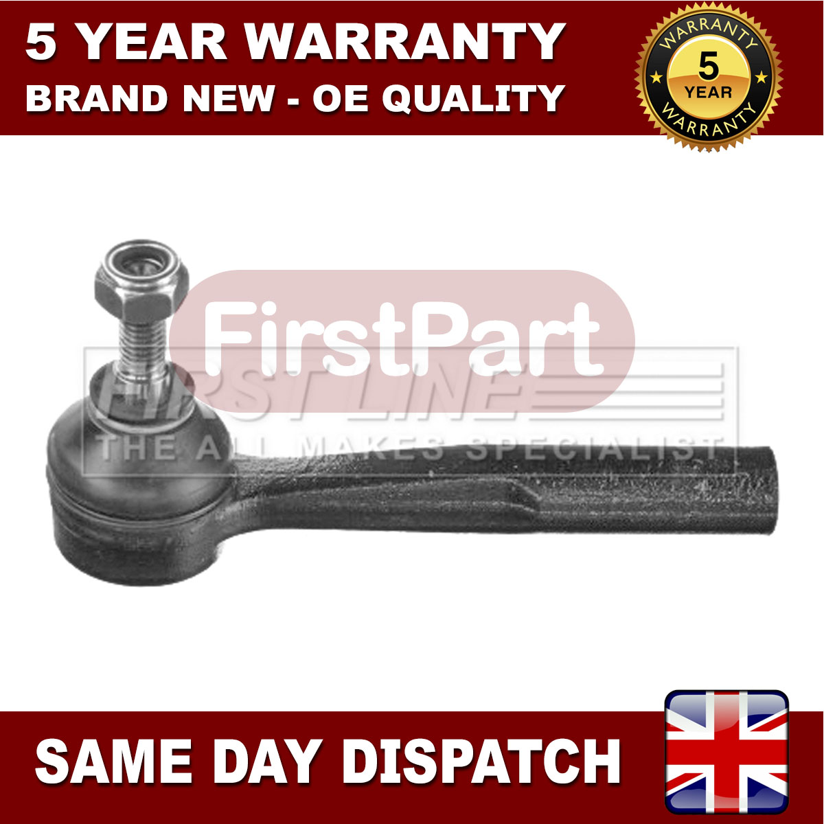 Fits Fiat 500 2014- Jeep Renegade 2014- FirstPart Tie Rod End #1 ...