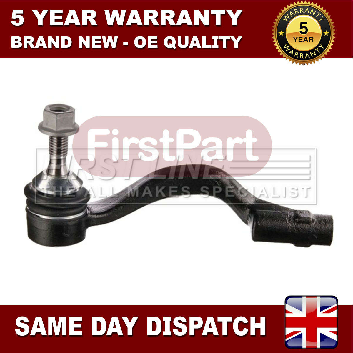 Fits Jaguar F-Type 2012- 2.0 3.0 5.0 FirstPart Tie Rod End #1 T2R1328 ...