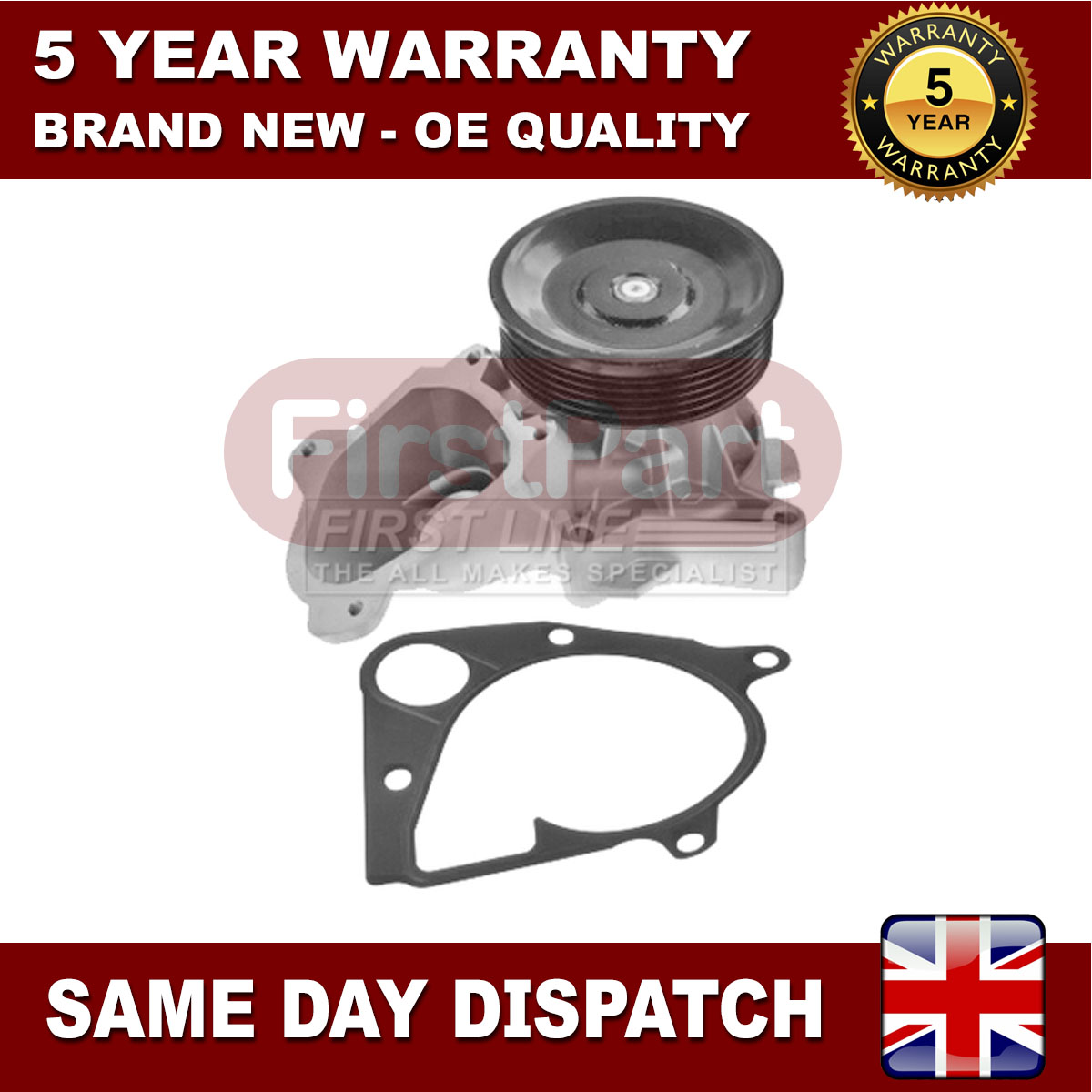 Fits BMW 3 Series 5 X3 2.0 D TD 3.0 FirstPart Water Pump 11517805808 ...