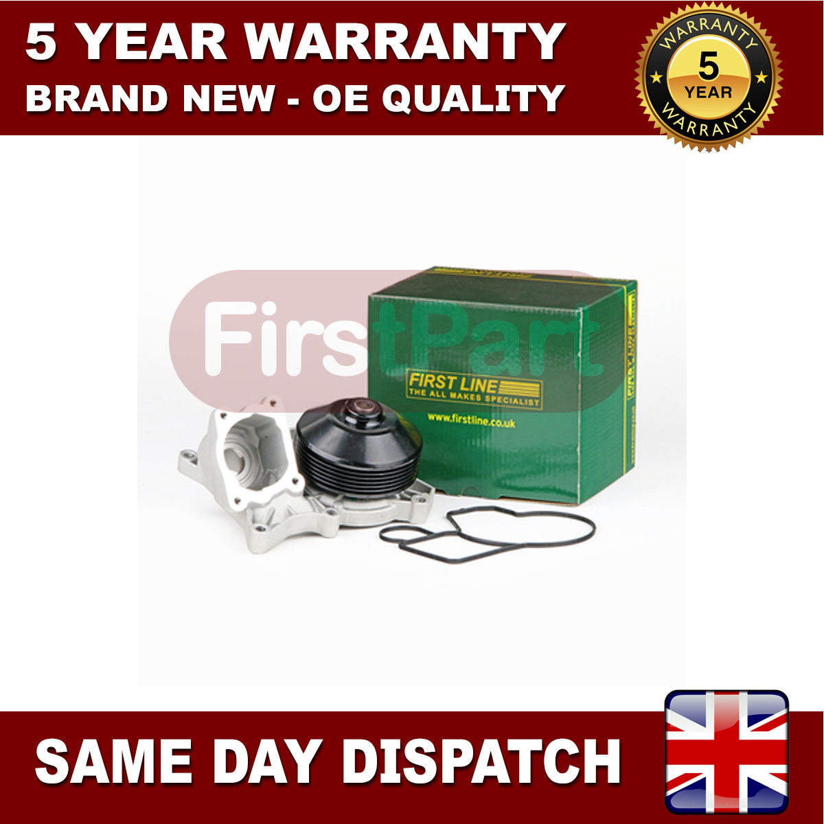 Fits BMW 1 Series 3 X1 5 X3 2.0 D FirstPart Water Pump 11517807311 ...
