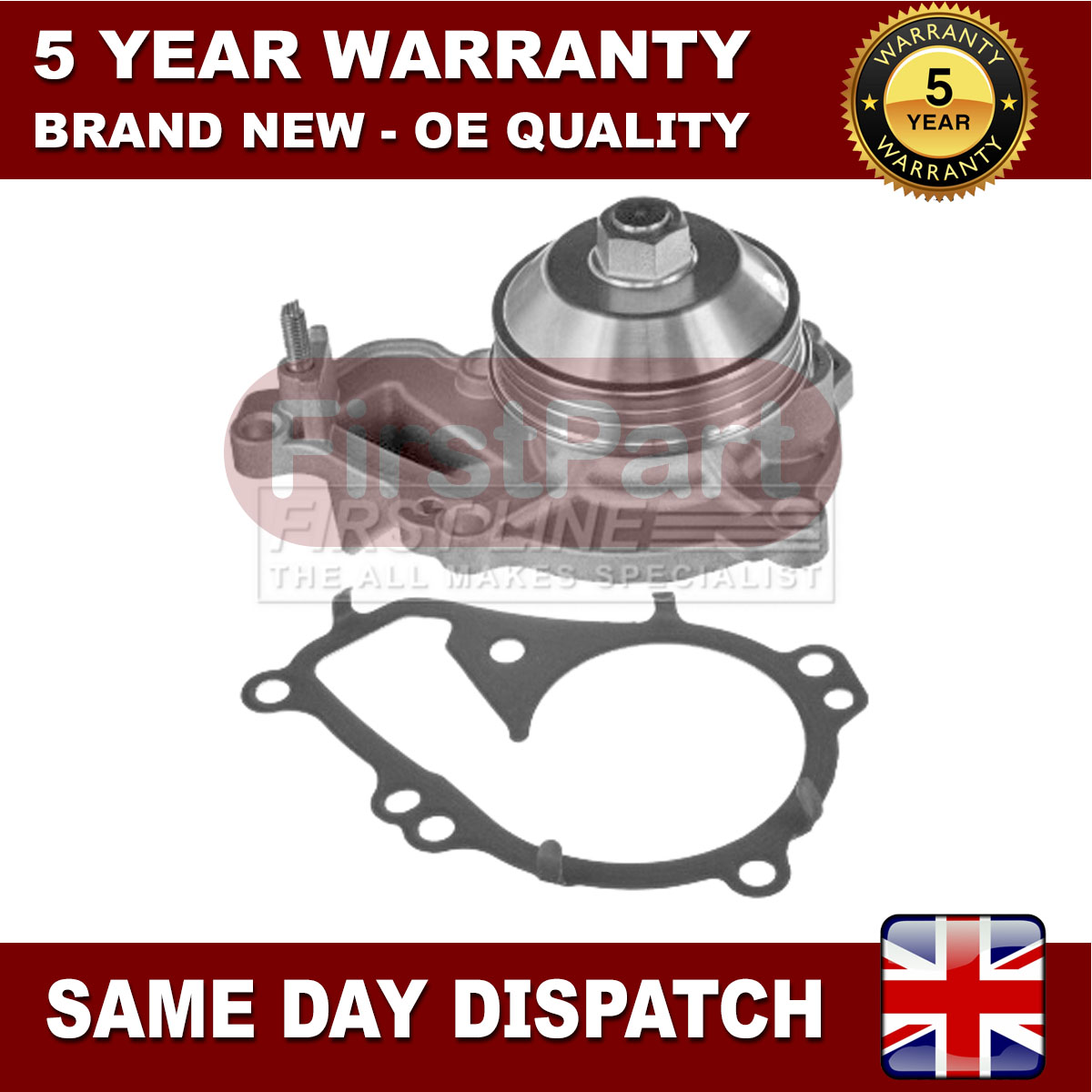 Fits Citroen C3 C1 Peugeot 208 2008 108 1.0 1.2 FirstPart Water Pump ...