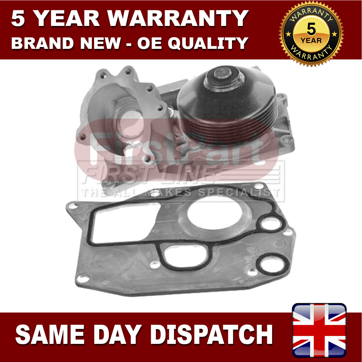 Fits BMW 2 Series 4 3 X3 1 5 X4 X5 2.0 D FirstPart Water Pump ...