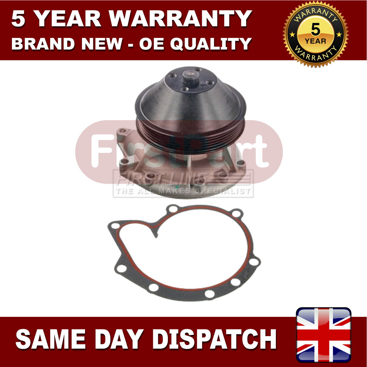 Fits Jaguar XJ 1994-1997 3.2 4.0 FirstPart Water Pump EBC10967 | eBay UK