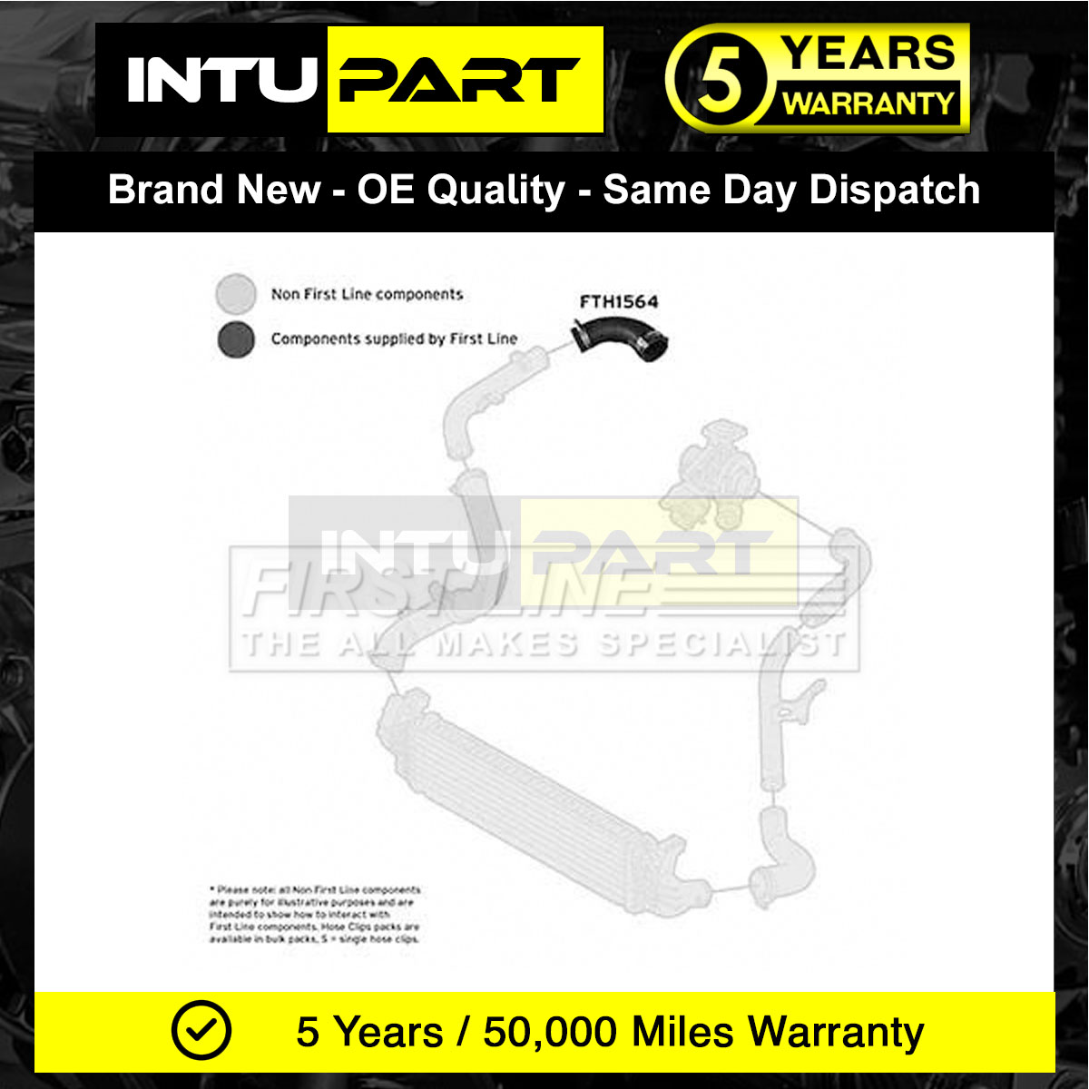 Fits Ford Focus 2005-2012 1.8 dCi IntuPart Turbo Hose #1 4M516K863BE | eBay
