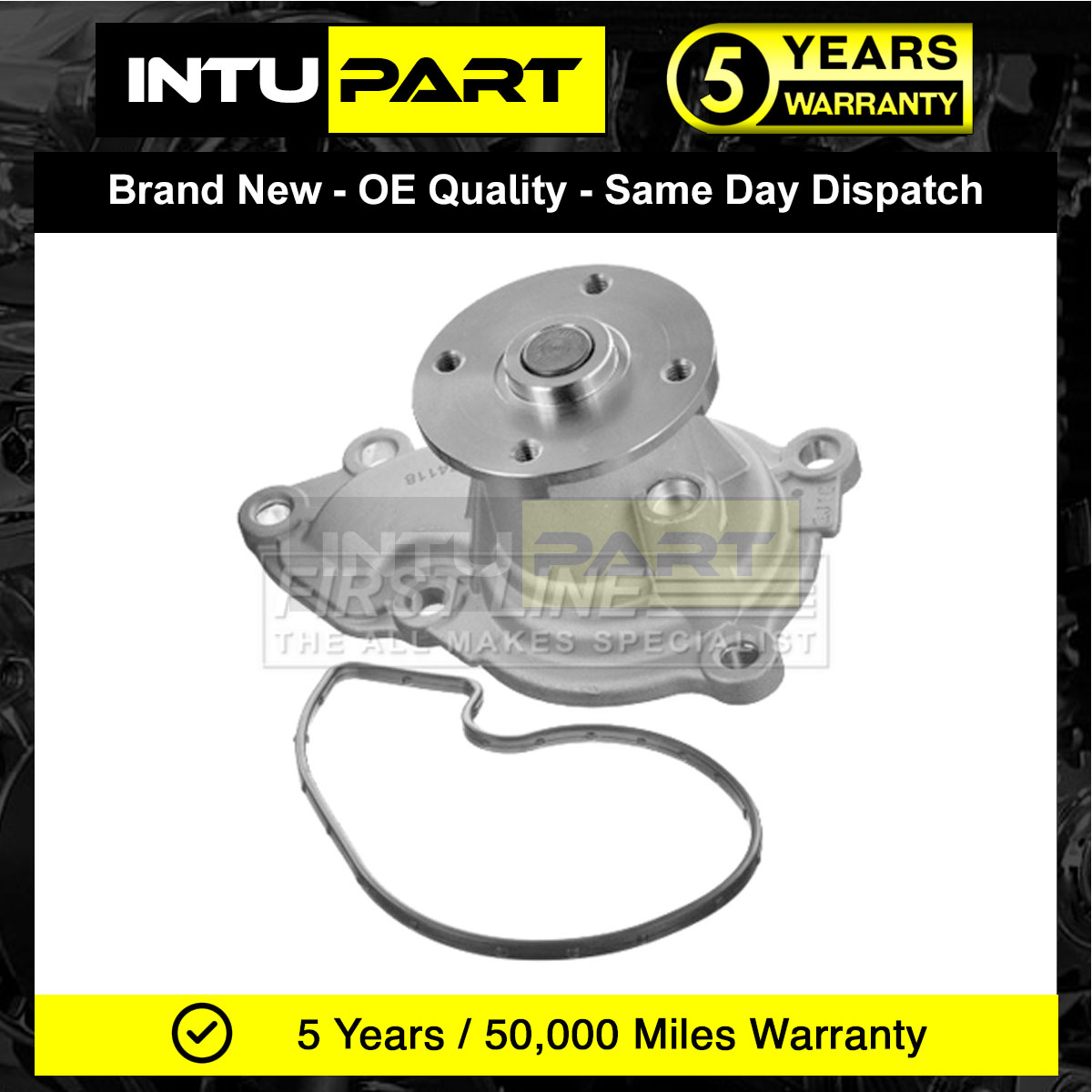 Fits Hyundai i10 2011- Kia Picanto 2011-2017 1.0 IntuPart Water Pump ...