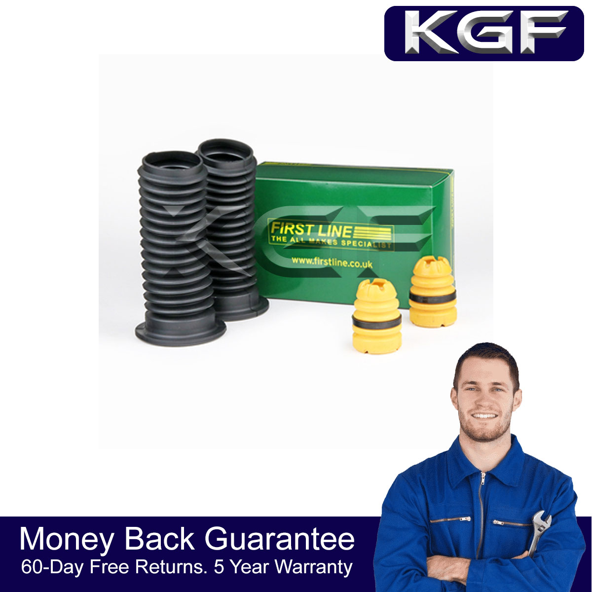 KGF Front Shock Absorber Dust Cover Kit Fits Ford Fiesta 2008- 1836666 | eBay UK