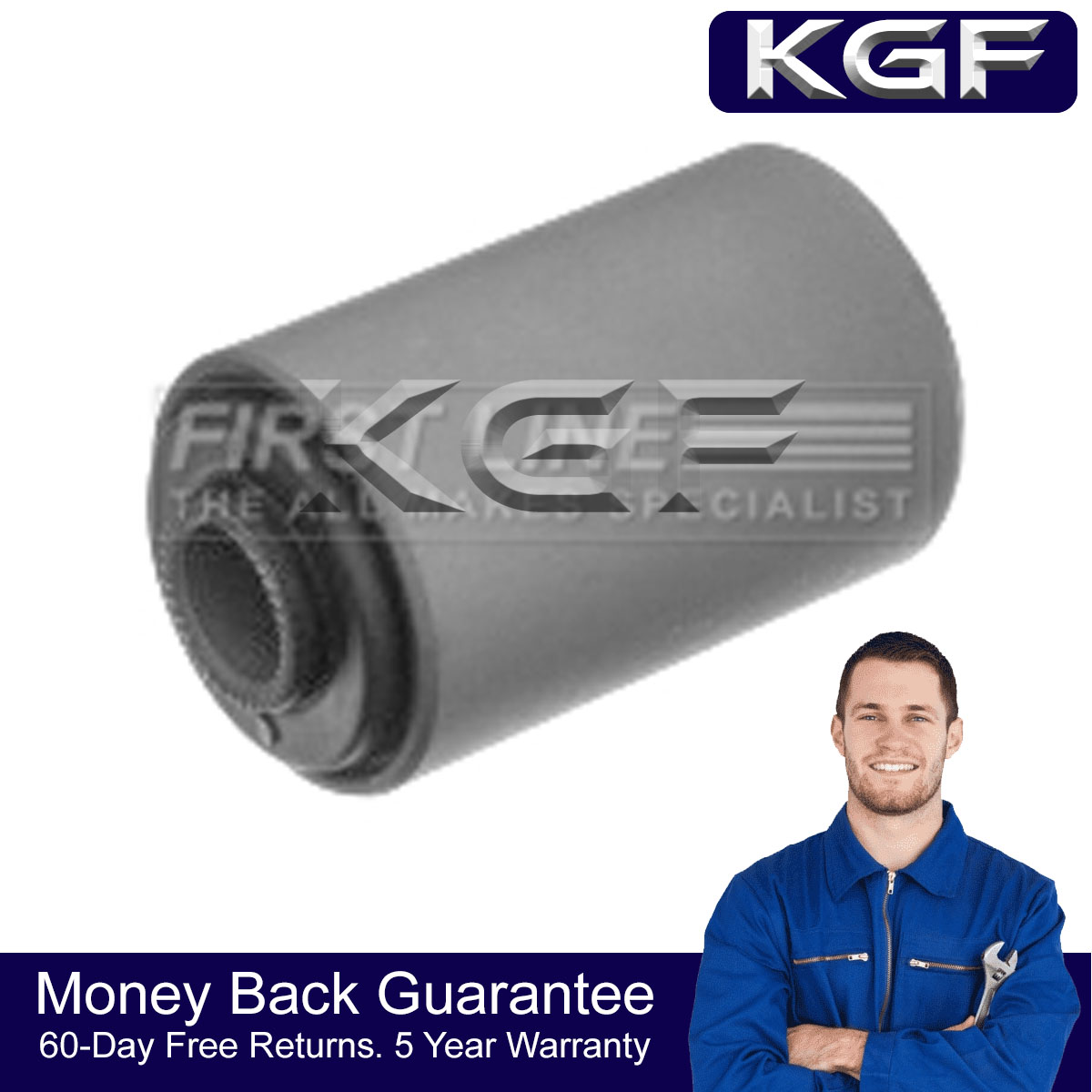 KGF Leaf Spring Bush Fits Toyota Hilux 2004- 2.5 D 2.7 3.0 4.0 ...