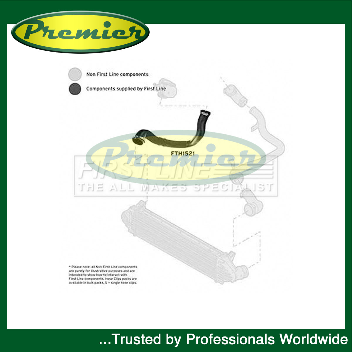Premier Turbo Hose Fits Land Rover Range Evoque Discovery Sport 2.2 D ...
