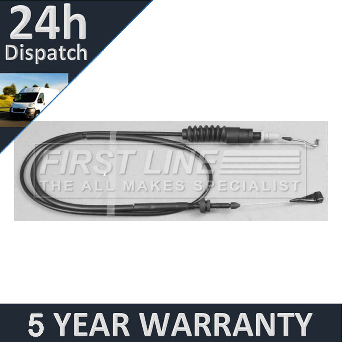 Adatto a VW Transporter 1990-1995 1.9 D Purevue cavo acceleratore