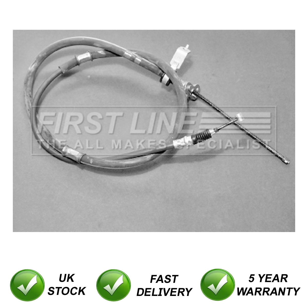 Hand Brake Cable Rear Right SJR Fits Toyota Hiace 1999-2012 2.4 D TD 2. ...