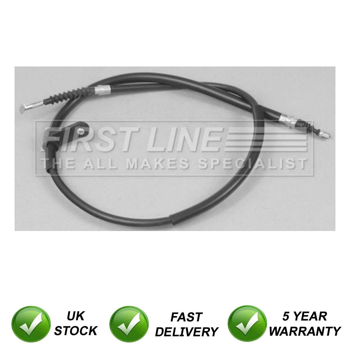 Hand Brake Cable Rear Right SJR Fits Fiat Multipla 1999-2010 1.6 1.9 ...