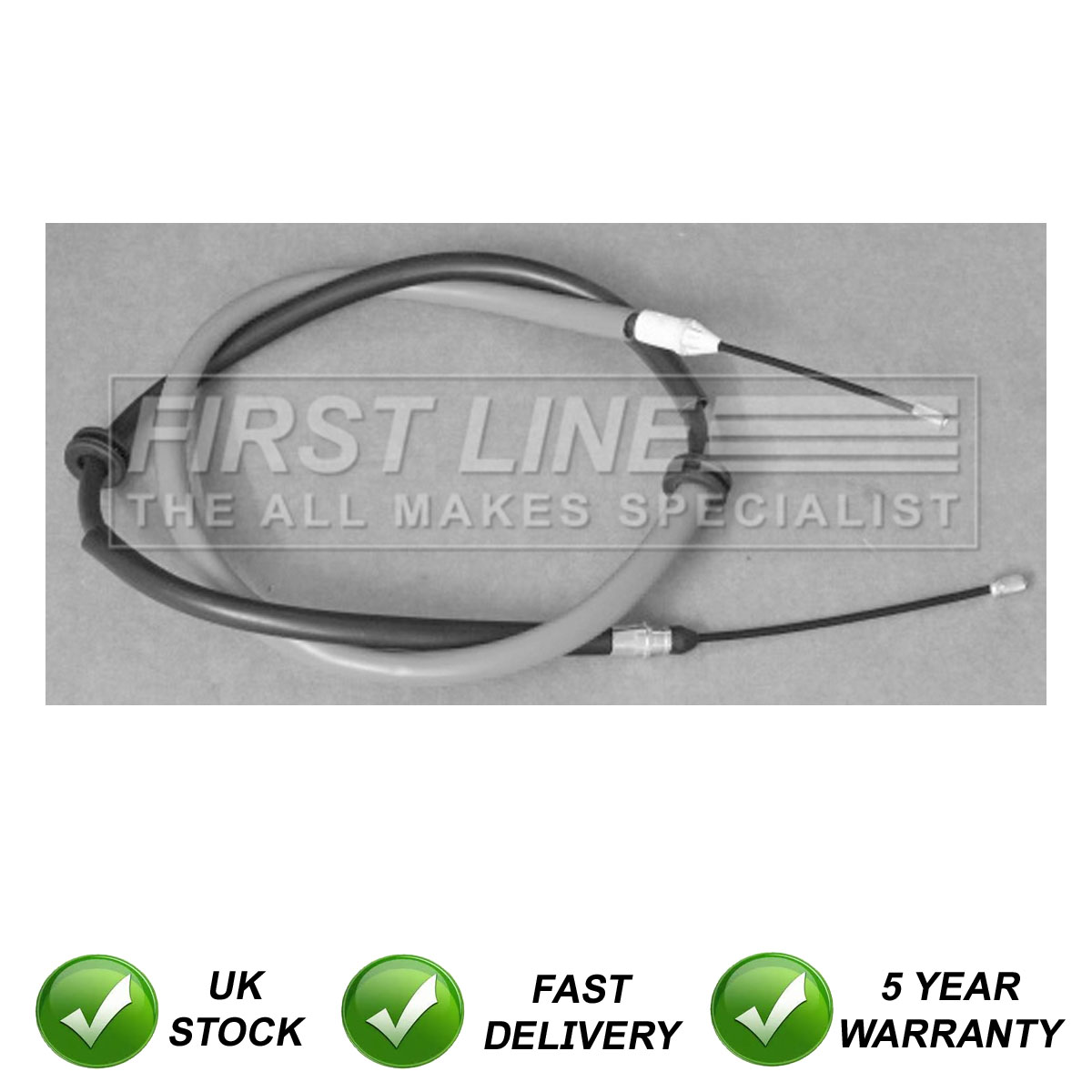 Hand Brake Cable Left SJR Fits Renault Kangoo 2001- 1.6 1.9 dCi ...
