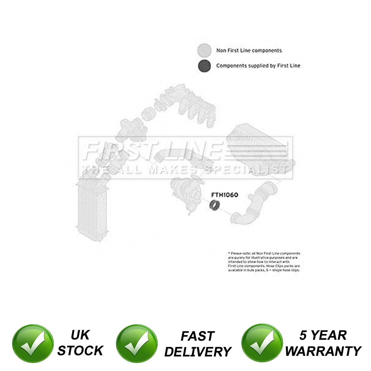 Air Filter Intake Hose SJR Fits Peugeot Citroen Mini Fiat 1.6 D HDi One ...