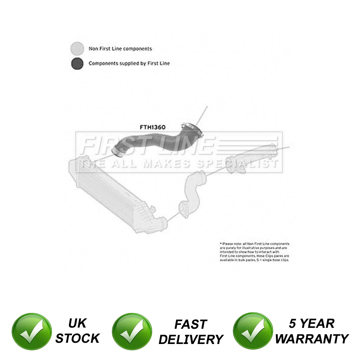Turbo Hose SJR Fits Mercedes C-Class 2007- 2.1 CDi 2045280982 | eBay