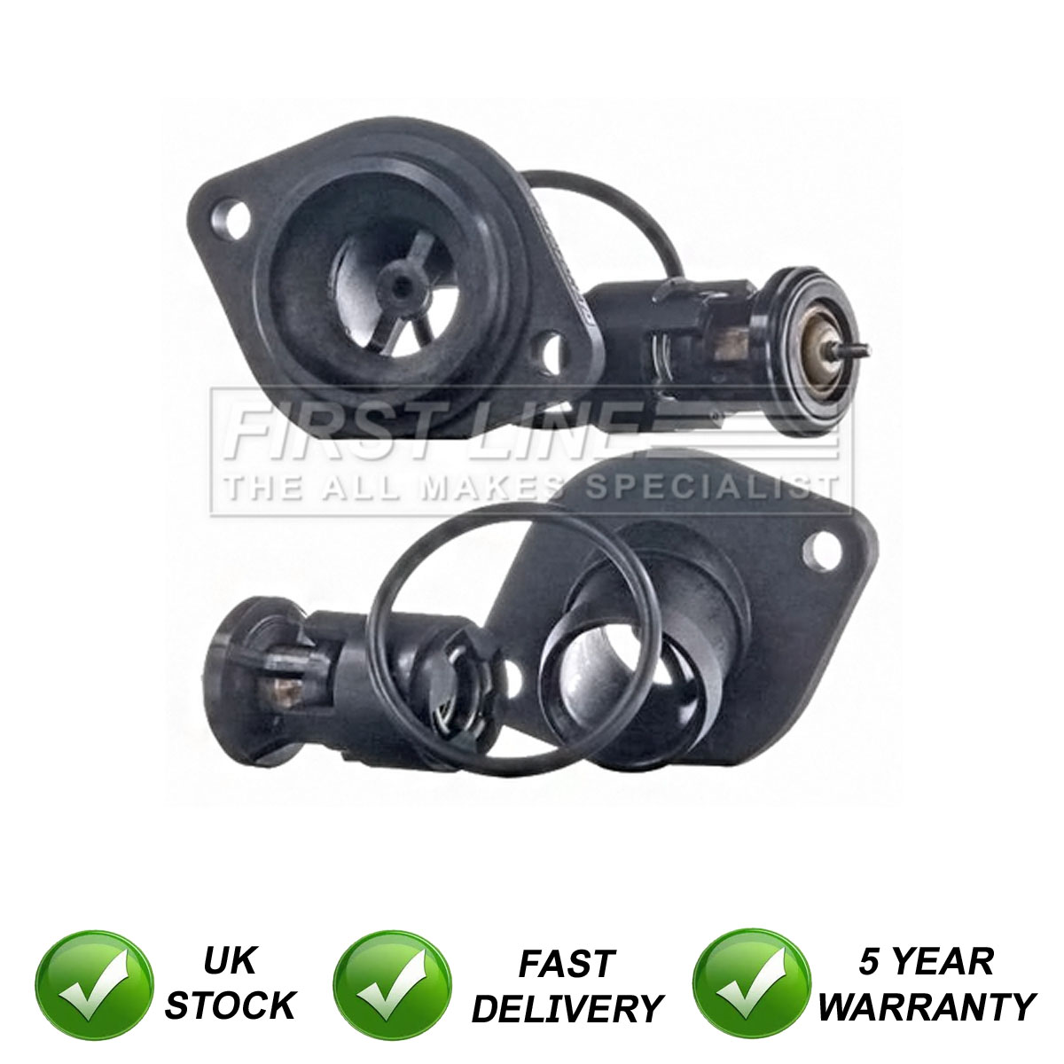 Thermostat Coolant SJR Fits VW Golf Polo Caddy Lupo Seat Ibiza #2 ...