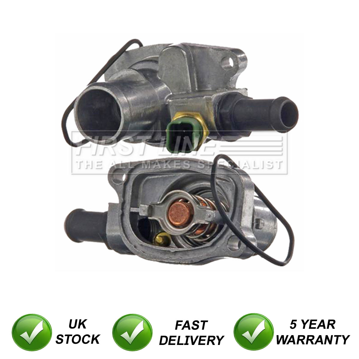 Thermostat Coolant SJR Fits Ford Ka Fiat 500 Panda 1.0 1.2 D 55202371 ...