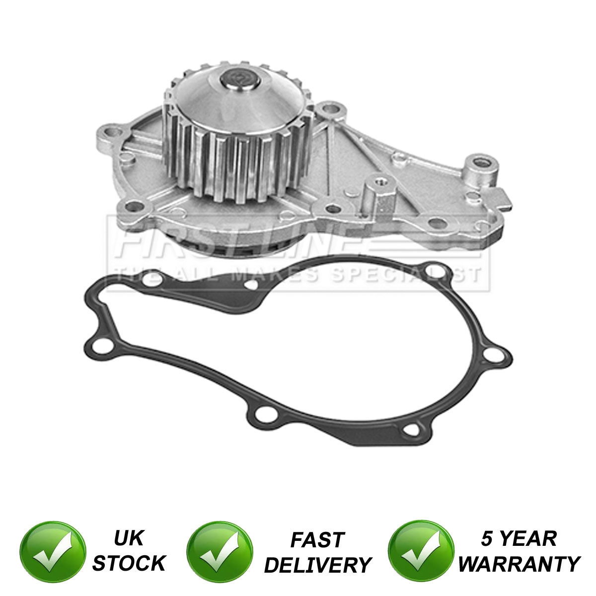 Water Pump SJR Fits 206 207 208 Bipper Fiesta Fusion C3 Nemo 1609417380 ...