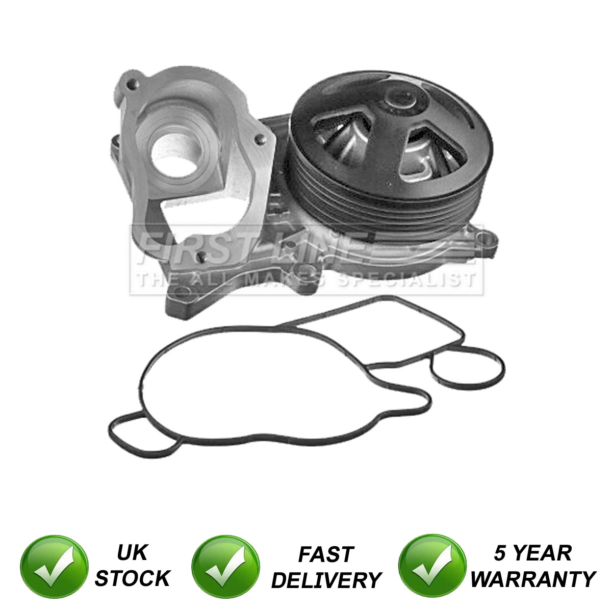 Water Pump SJR Fits BMW 3 Series 5 1 X3 2 4 X1 1.6 D 2.0 2.5 3.0 ...
