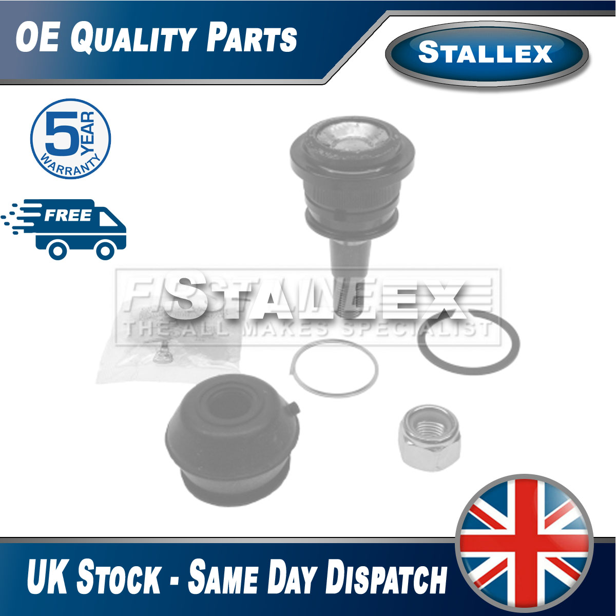 Fits Mitsubishi L300 Shogun Pajero Ball Joint Front Upper Stallex ...