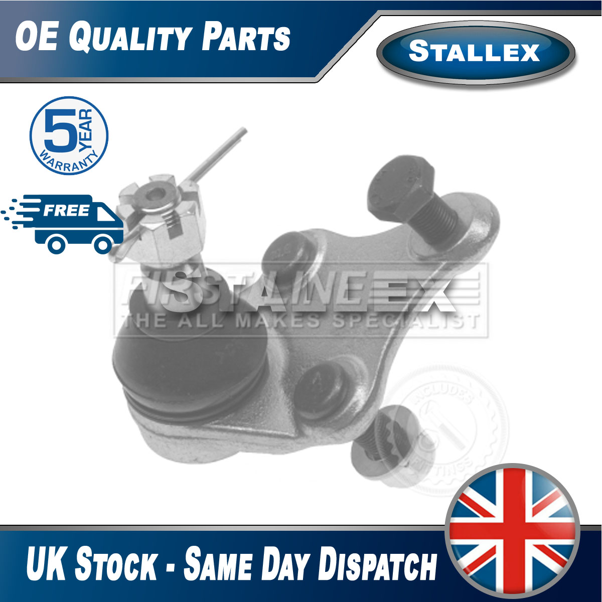 Fits Toyota Auris RAV4 Verso Ball Joint Front Lower Stallex 4333009630 ...