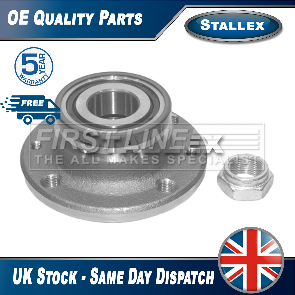 Fits Fiat Stilo 2003-2008 Wheel Bearing Kit Rear Stallex 71737769 | eBay UK