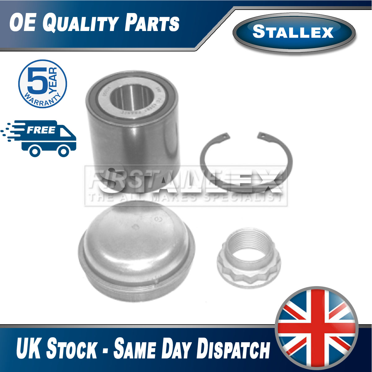 Fits Mercedes A-Class 1998-2004 Wheel Bearing Kit Rear Stallex ...