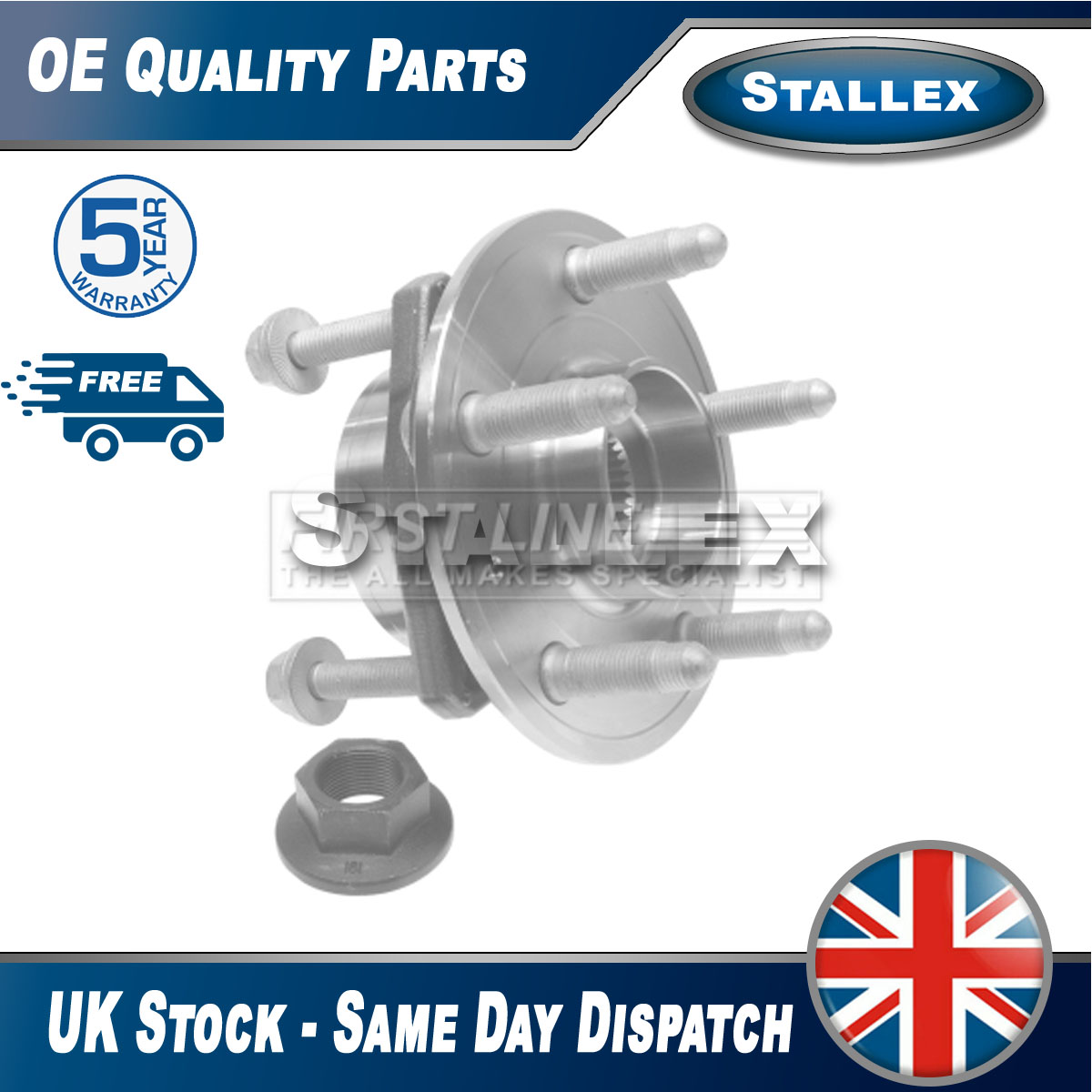 Fits Vauxhall Insignia 2008-2017 Wheel Bearing Kit Front Stallex ...