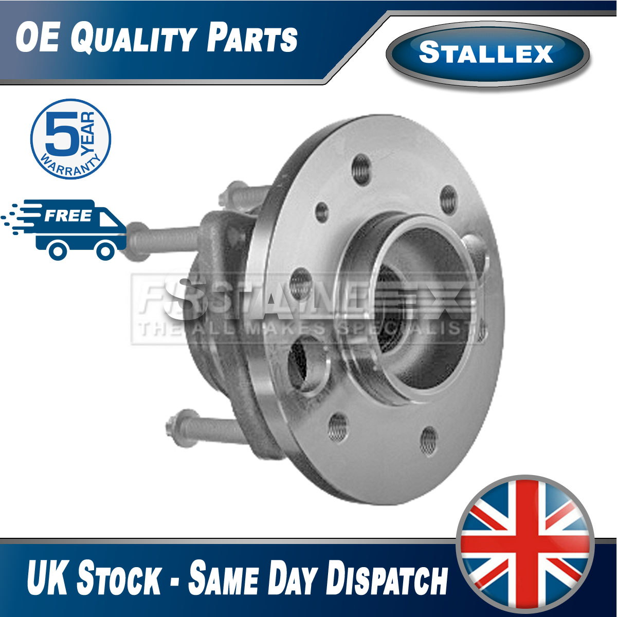 Fits VW Crafter 2006-2016 Mercedes Sprinter 2… Wheel Bearing Kit Rear ...