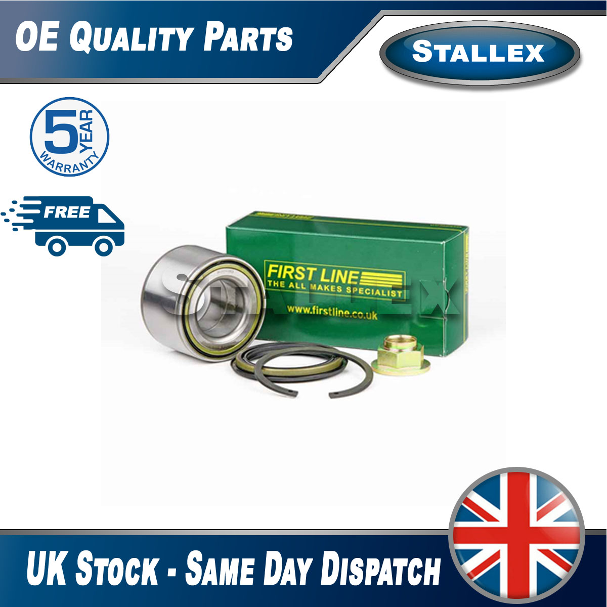 Fits Ford Ranger Mazda B-Series BT-50 Wheel Bearing Kit Front Stallex ...