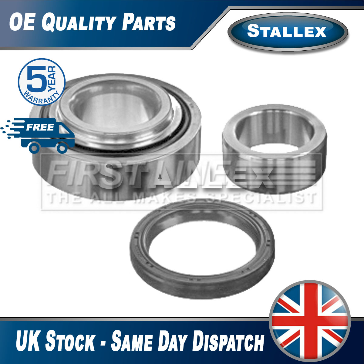 Fits Daihatsu Terios 1997-2013 1.3 1.5 Wheel Bearing Kit Rear Stallex ...