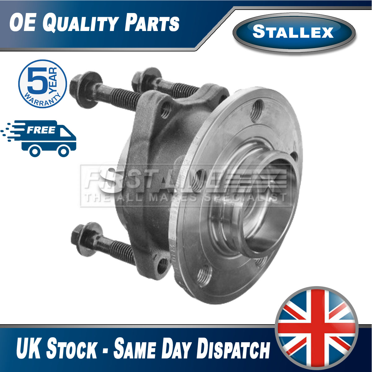Fits Volvo XC90 2002-2014 2.4 D 2.5 Wheel Bearing Kit Rear Stallex ...
