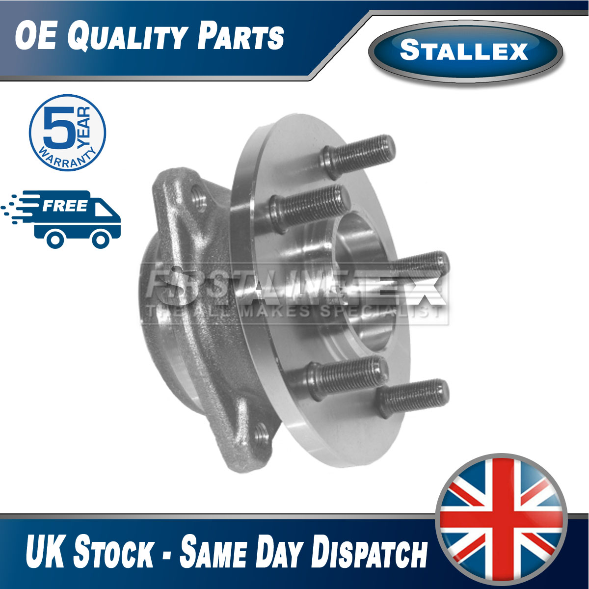 Fits Jeep Cherokee Wrangler Grand Wheel Bearing Kit Front Stallex ...
