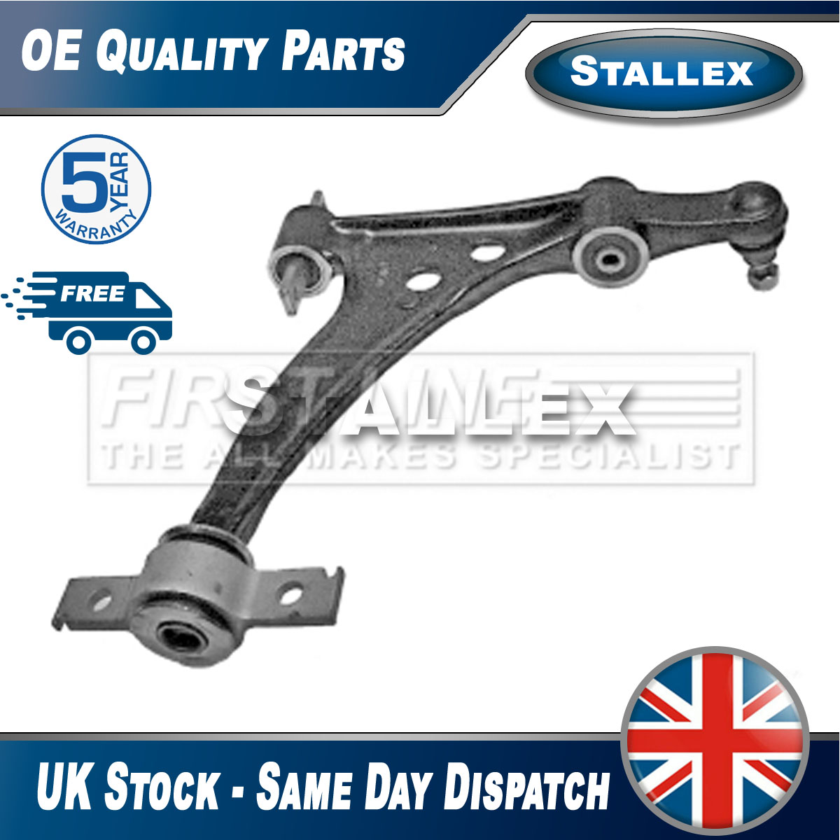 Fits Alfa Romeo 166 1998-2007 Track Control Arm Front Right Lower ...