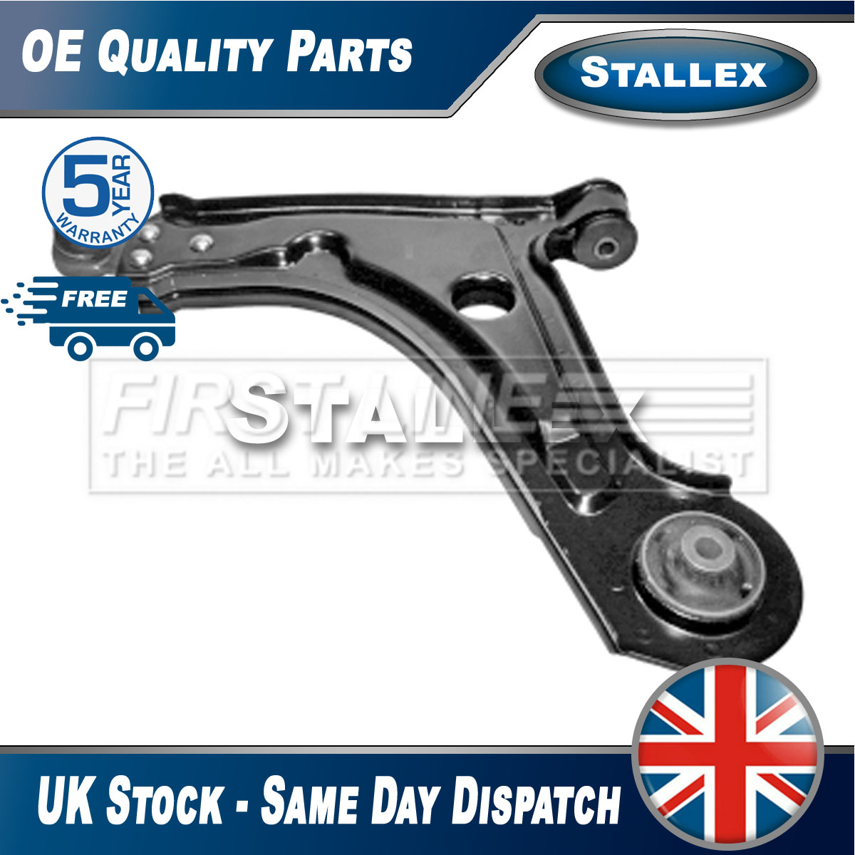 Fits Lacetti 1.4 1.6 1.8 2.0 D Track Control Arm Front Left Stallex ...